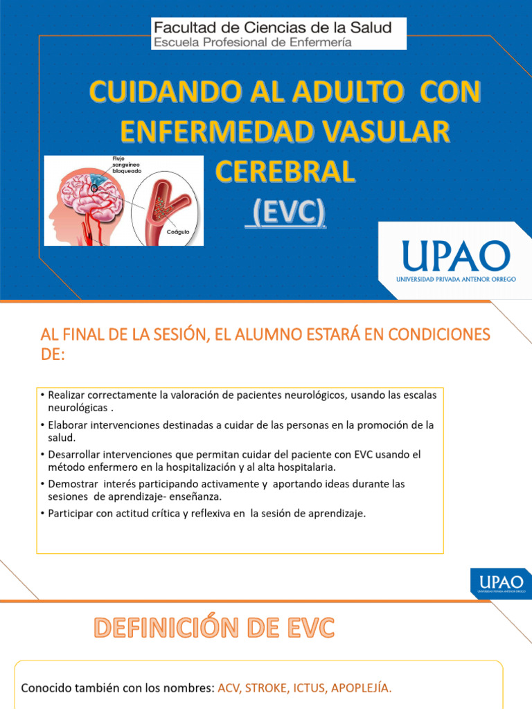 Tema EVC | PDF | Carrera | Isquemia