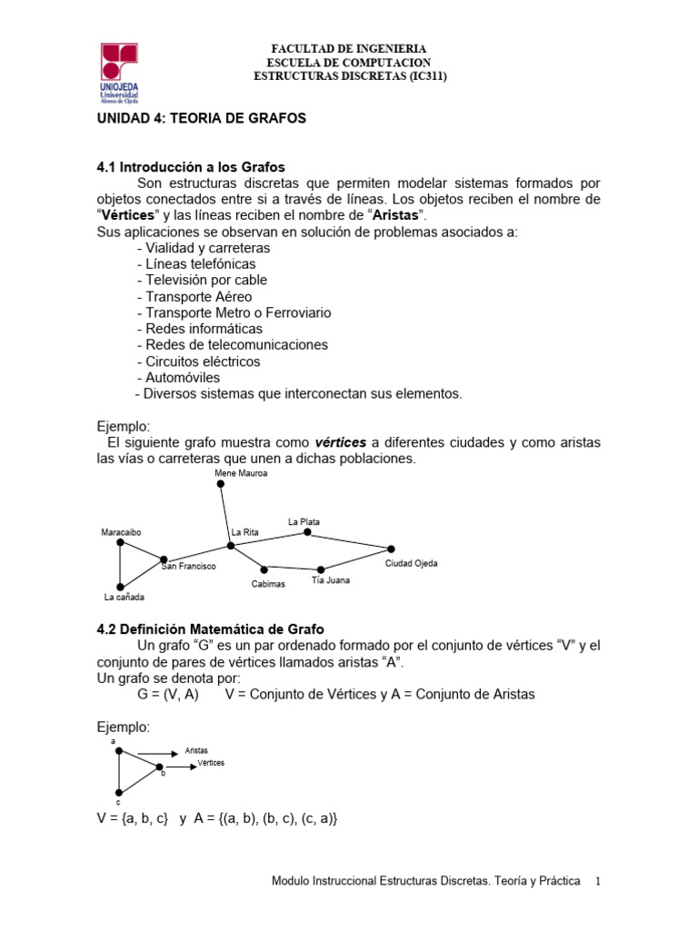 Unidad - 4 - Teoria - de - Grafos | Descargar gratis PDF | Teoría de ...