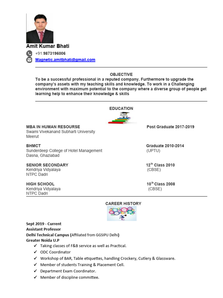 Amit Kumar Bhati - Resume - Apna | PDF | Career & Growth