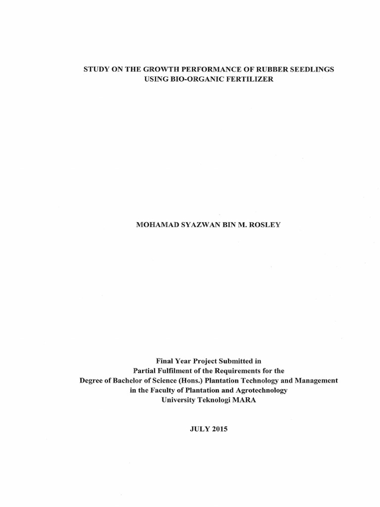 Rosley Et., Al | Download Free PDF | Soil | Fertilizer