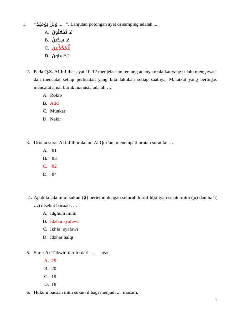 Contoh Syirik dalam Islam | PDF