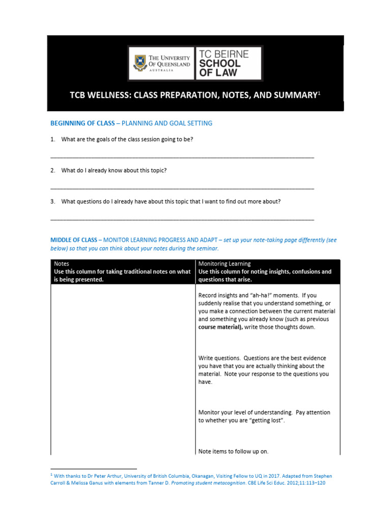 Class Prep Notes and Summary | PDF | Cognitive Psychology | Cognitive ...