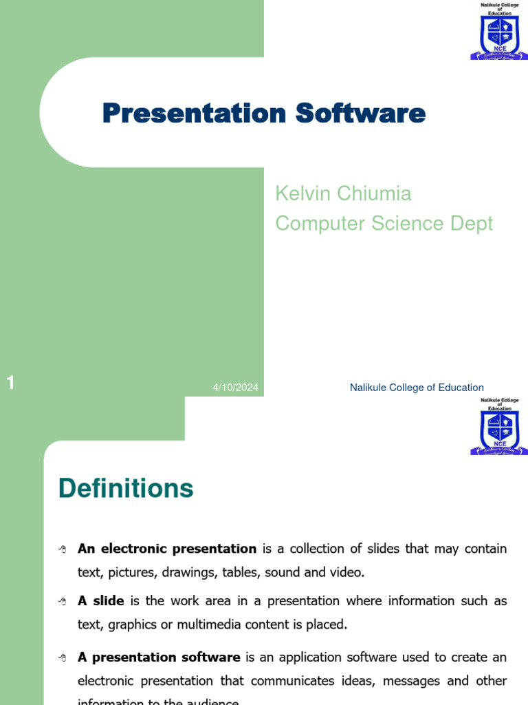 Presentation Software Guide | PDF | Window (Computing) | Page Layout