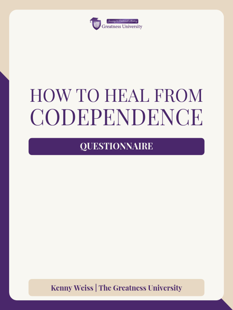 Codependence-Questionnaire | PDF | Social Psychology | Psychological ...