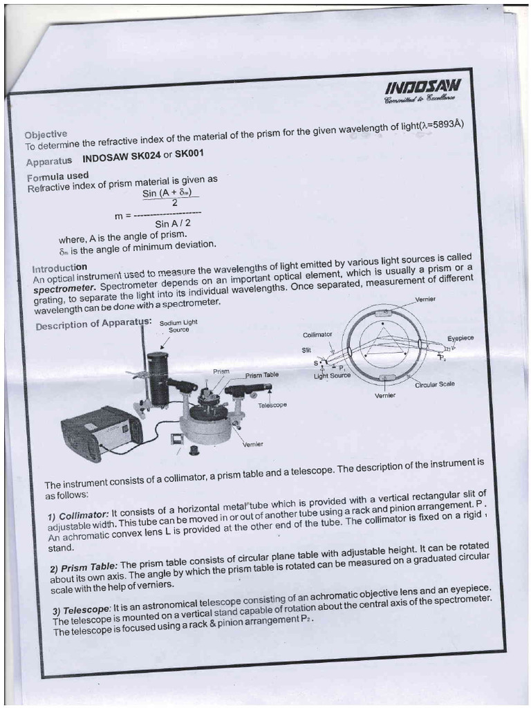 Refractive Index Manual | Download Free PDF | Electromagnetism | Glass ...