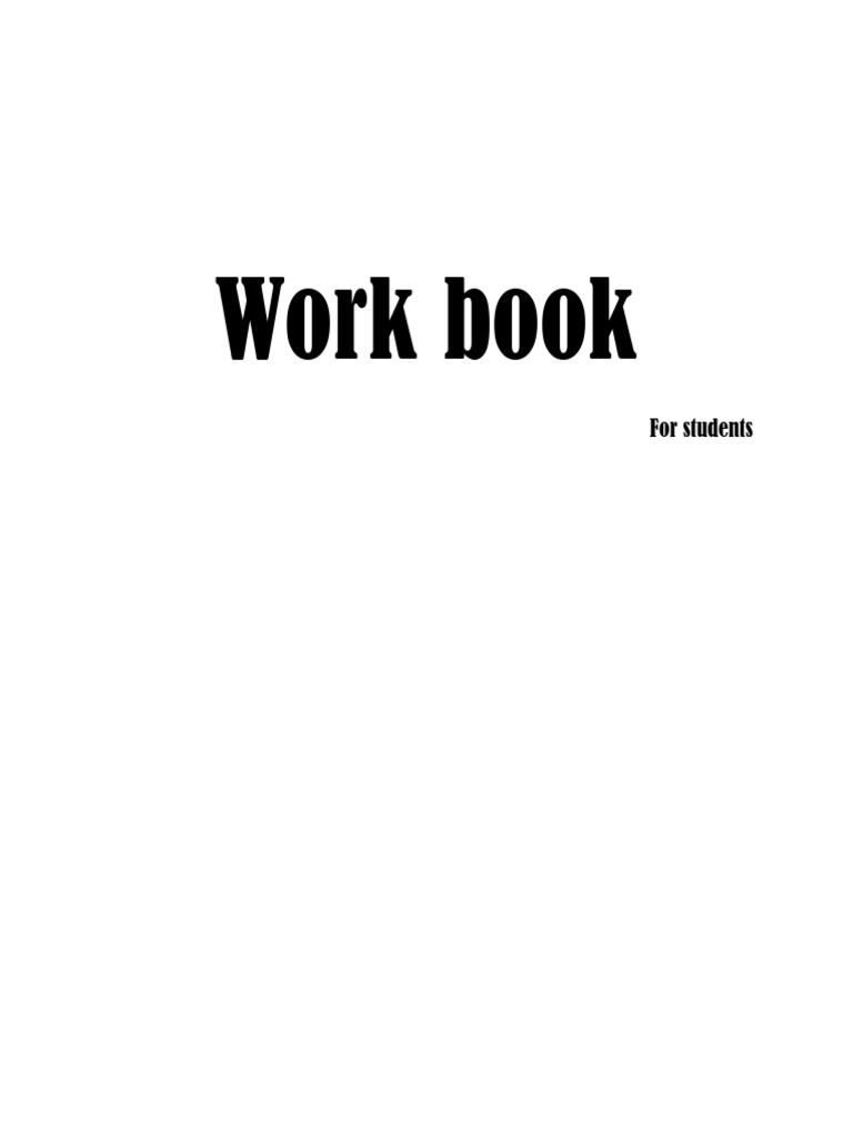 Workbook For Students - PLC | PDF