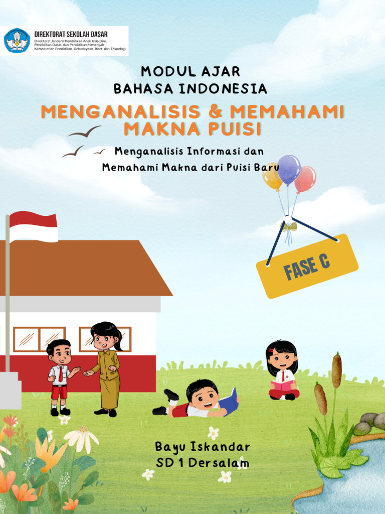 Modul Ajar Bahasa Indonesia - Menganalisis Dan Memahami Makna Puisi ...