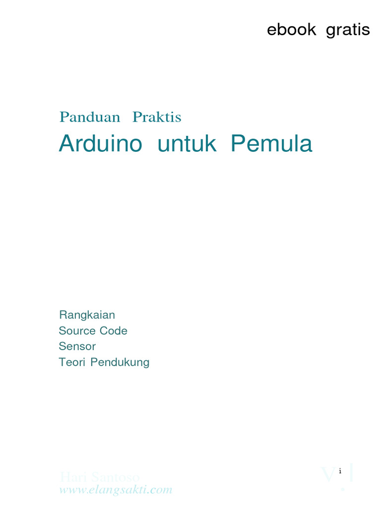 Ebook Belajar Arduino Untuk Pemula v1 Elangsakti PDF Free | PDF