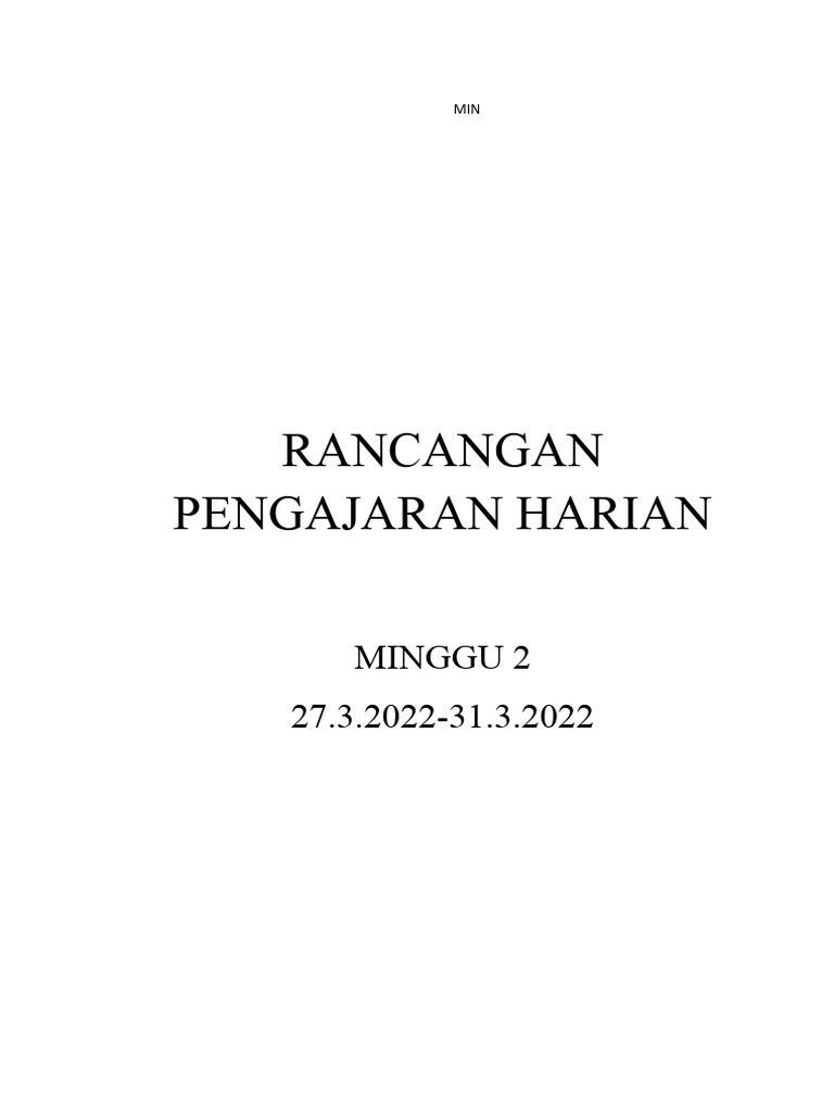 Refleksi M2 Ahad-Khamis 27.3-31.3.2022 | PDF | Karier & Perkembangan
