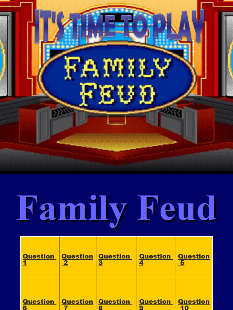 Family Fued Update | PDF | Software | System Software