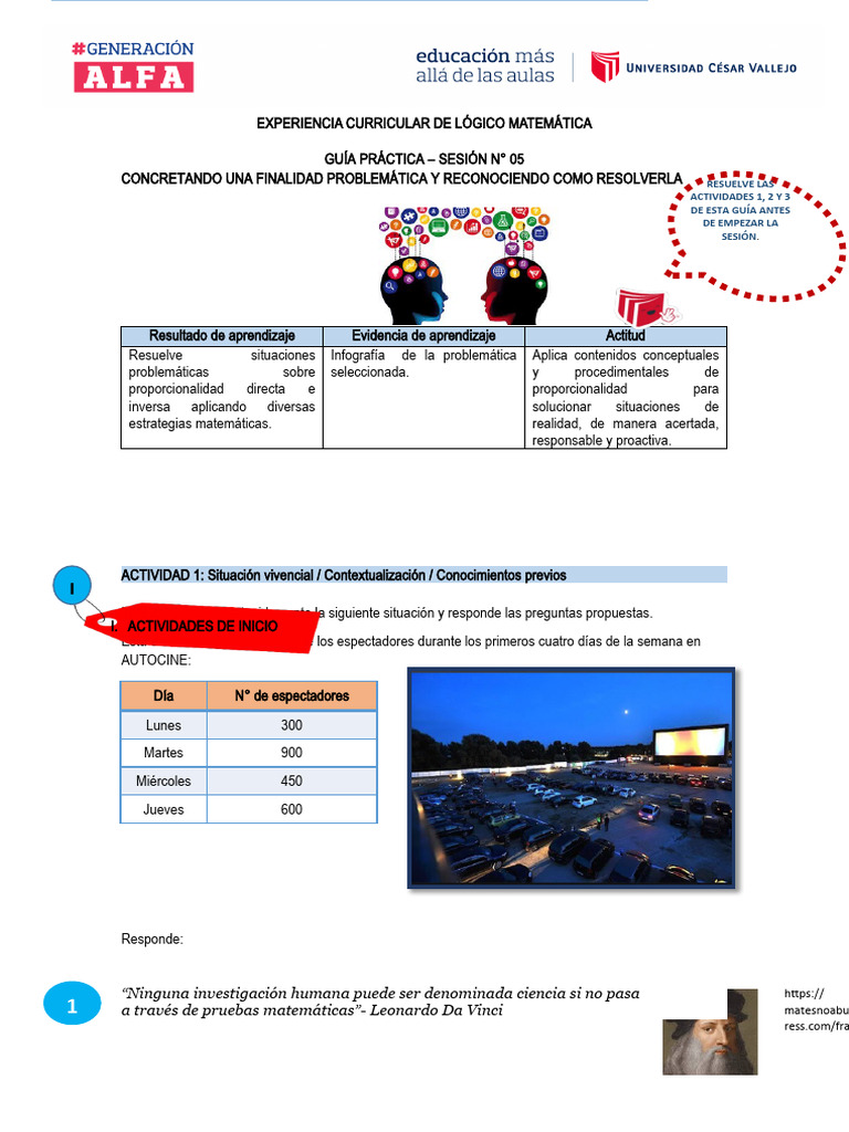 Guía Práctica sobre Proporcionalidad Matemática | PDF | Matemáticas