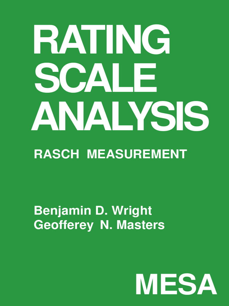 Rating Scale Analysis | PDF | Validity (Statistics) | Statistics