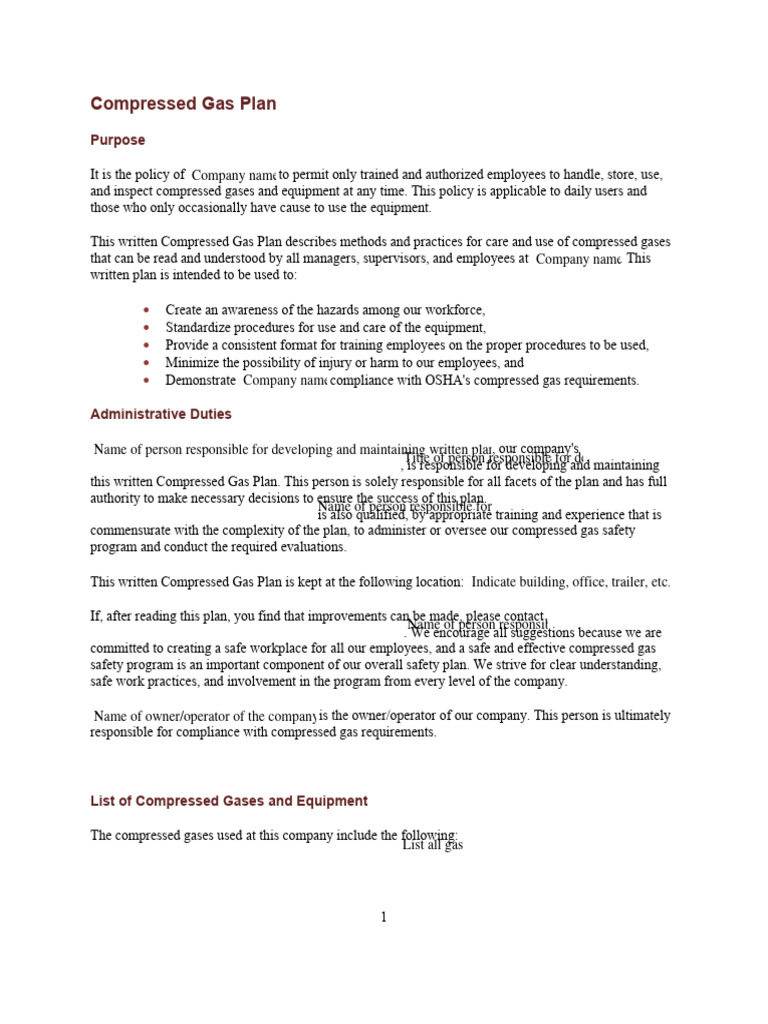Compressed Gas | Download Free PDF | Personal Protective Equipment ...