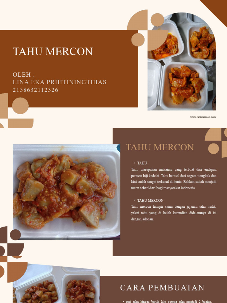 Tahu Mercon | PDF