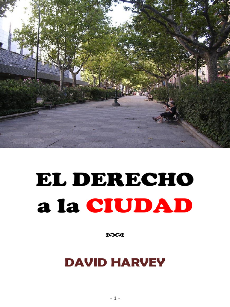 El Derecho a La Ciudad | PDF | Capitalismo | París