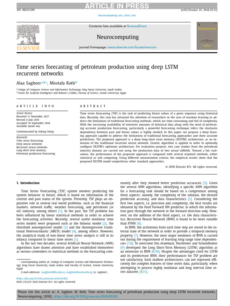 Time Series Forecasting of Petroleum | PDF | Autoregressive Integrated Moving Average ...