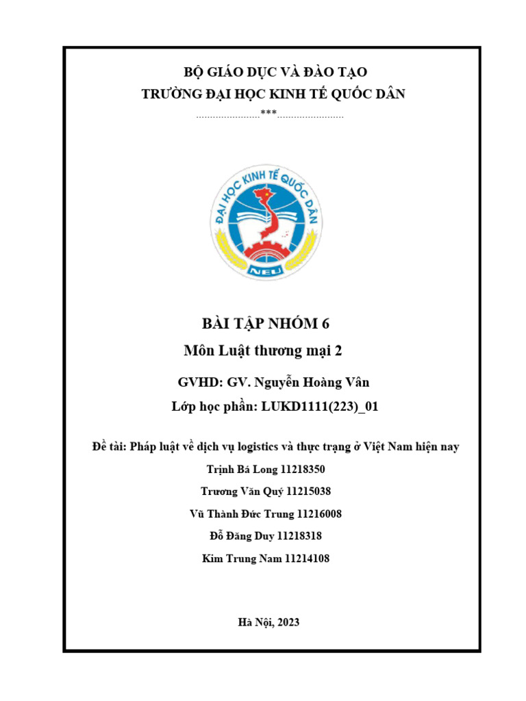 Bài Tập Lớn LTM2 - Nhóm 6 | PDF