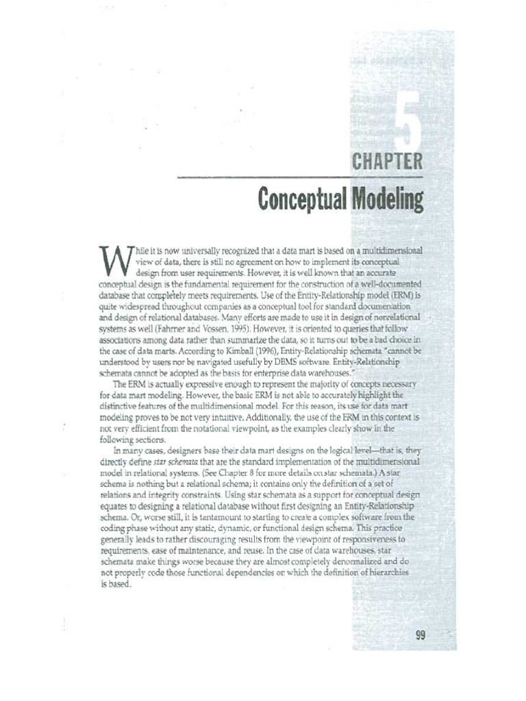 Bab 5 Golfarelli | PDF | Conceptual Model | Databases