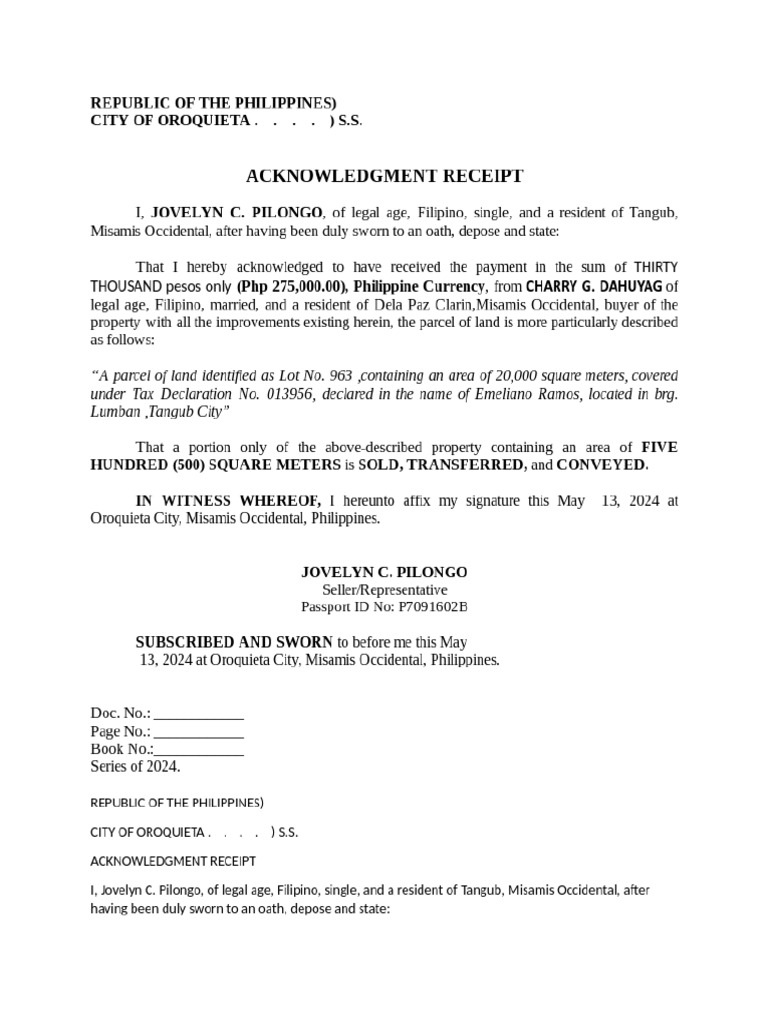 Acknowledgment-Allanic (1) (2) - Google Docs | PDF