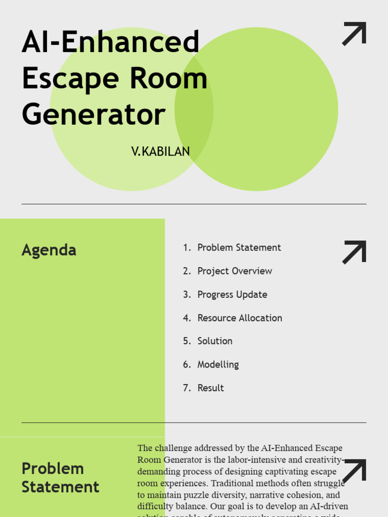 AI-Driven Escape Room Design Solution | PDF | Artificial Intelligence ...