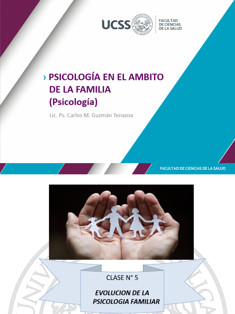 05 CLASE Evolucion de La Psicologia Familiar | PDF | Sicología ...