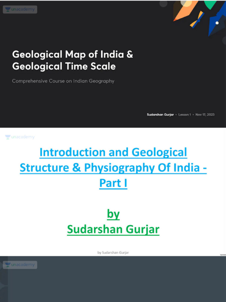 01 - Geological - Map - of - India - Geological - Time - Scale - No ...