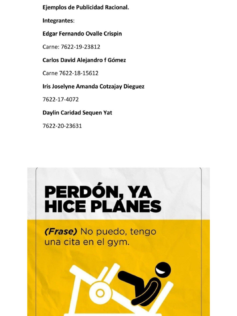 Publicidad Racional Grupo 2 MK 2 | PDF