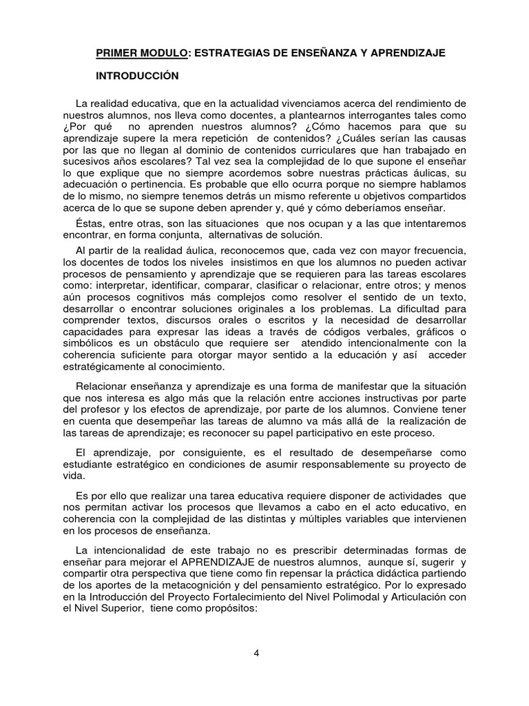 Estrategias De Enseñanza Y Aprendizaje Descargar Gratis Pdf