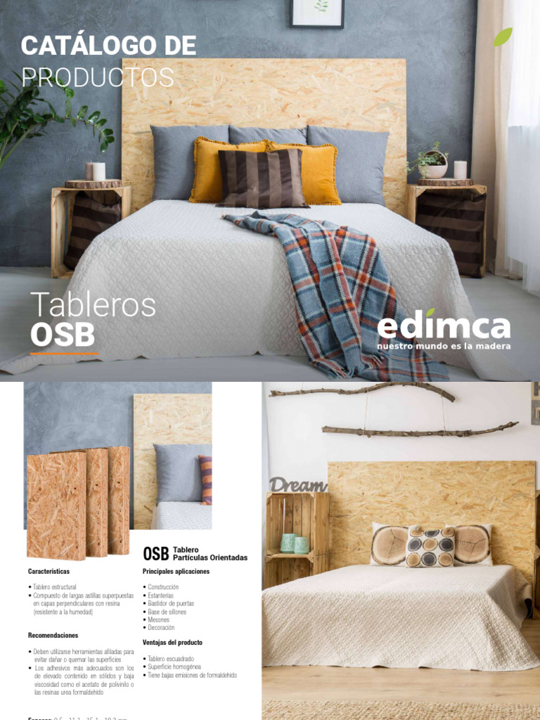 Catálogo de Tableros OSB y Hardboard | PDF | Procesos industriales ...
