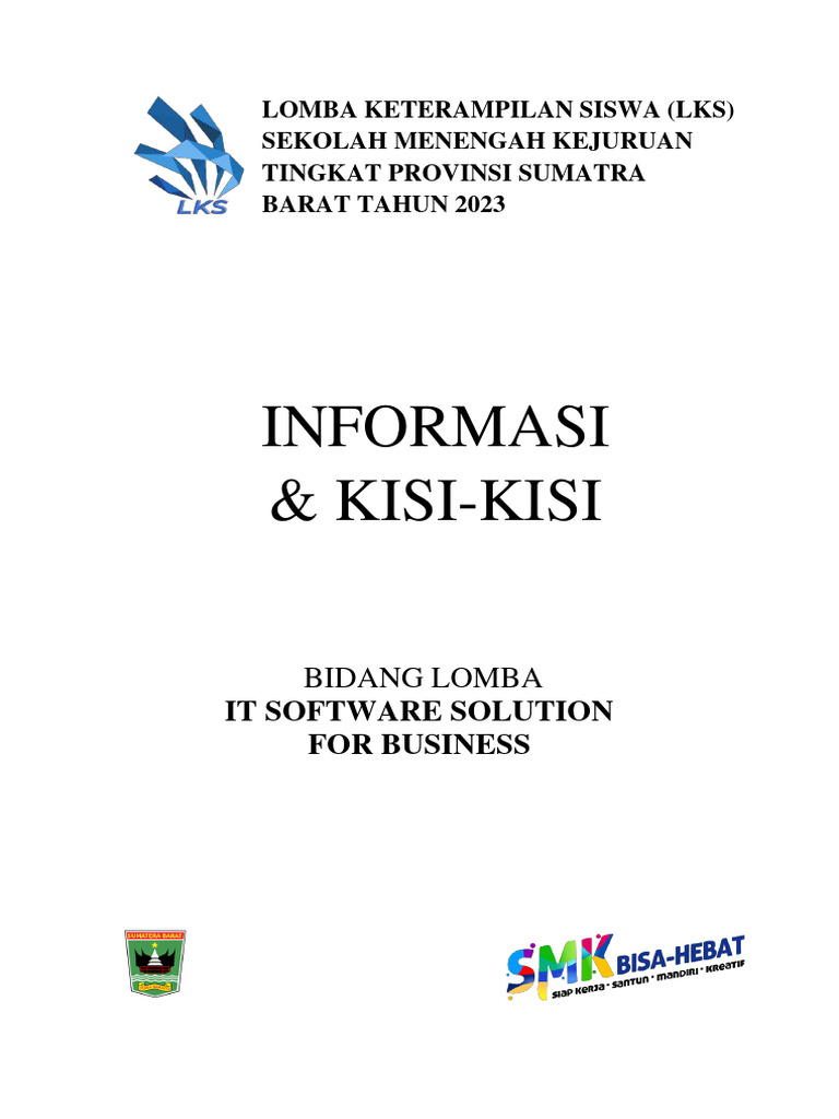 KISI-KISI IT Software Solution For Business 2023 Ok | PDF