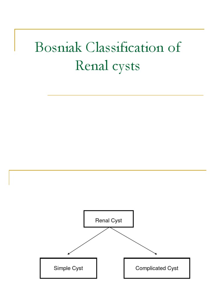Bosniak Classification | PDF | Neoplasms | Medical Imaging