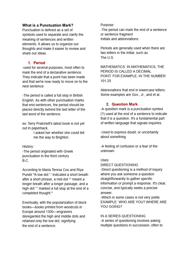 Understanding Punctuation Marks | PDF | Ellipsis | Bracket