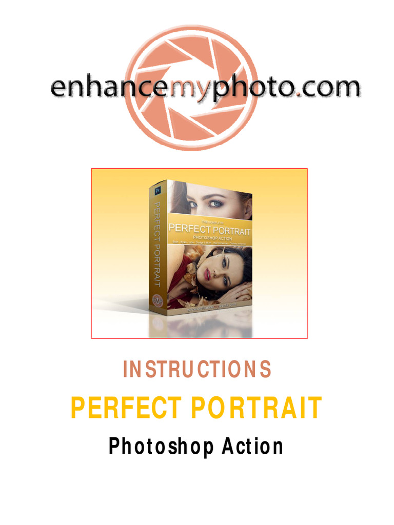 The Perfect Portrait Instructions | PDF | Adobe Photoshop | Vision