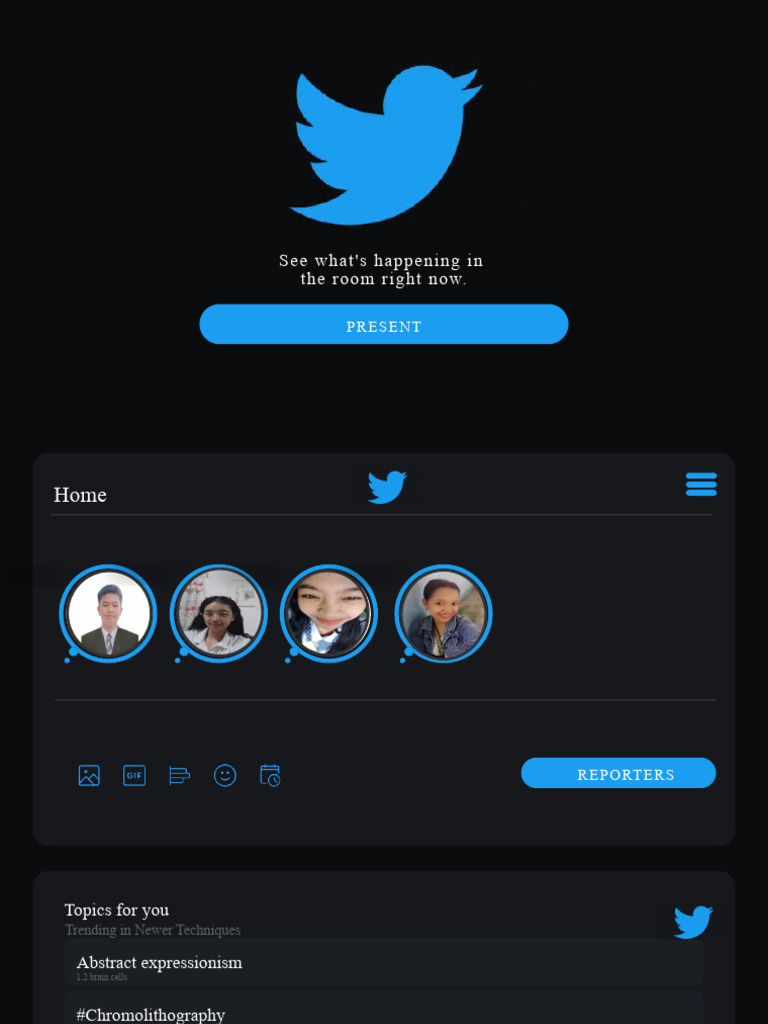 TWITTER-ANIMATED-PPT-1 | PDF | Abstract Art | Surrealism