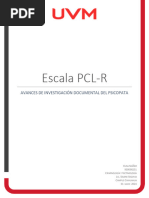 (PCL-R) Escala de Evaluación Hare Revisada | PDF | Psicopatía | Sicología