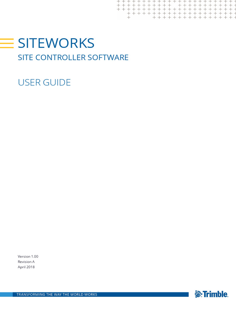 -13-Guía de Usuario Trimble Siteworks | PDF | Menu (Computing) | Icon (Computing)
