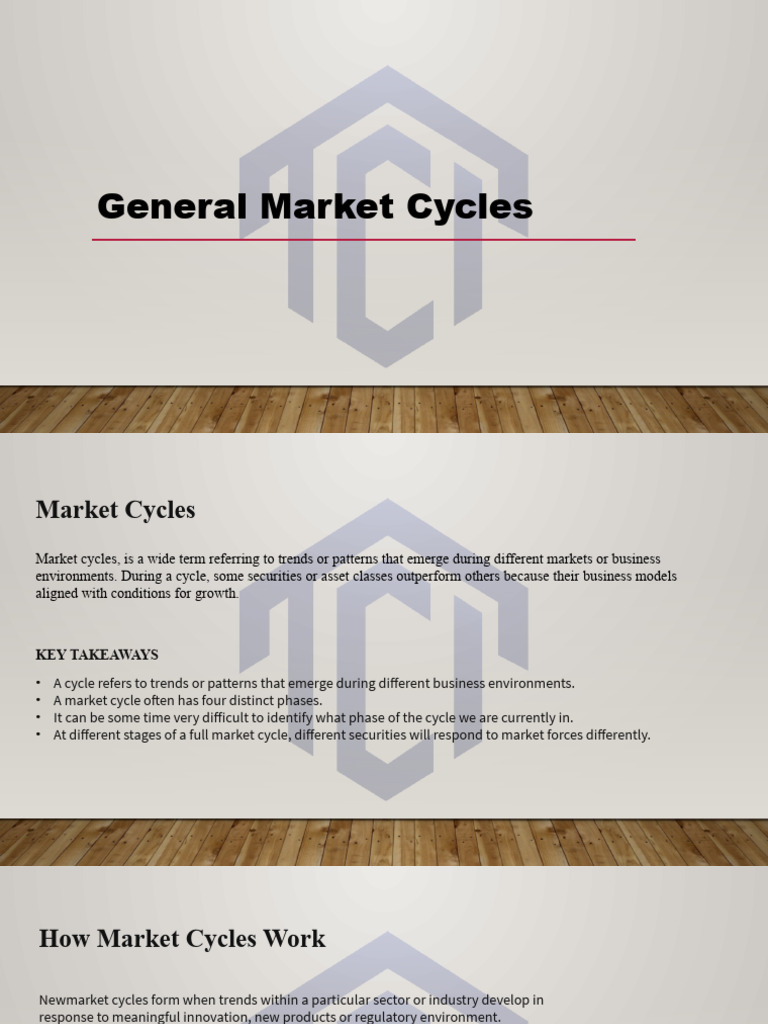 Understanding Market Cycles & Charts | PDF | Chart | Market (Economics)