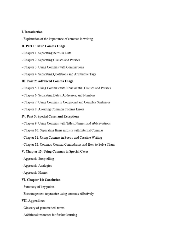 Mastering Comma Usage in Writing | PDF | Comma | Language Mechanics