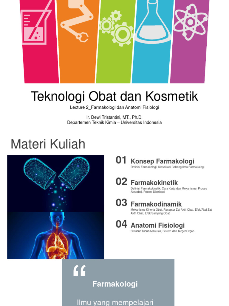 Lecture 2 - Farmakologi Dan Anatomi | PDF | Kesehatan Holistik | Sains & Matematika
