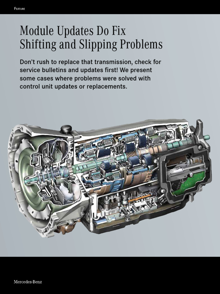Mercedes Benz Module Updates Do Fix Shifting and Slipping Problems ...
