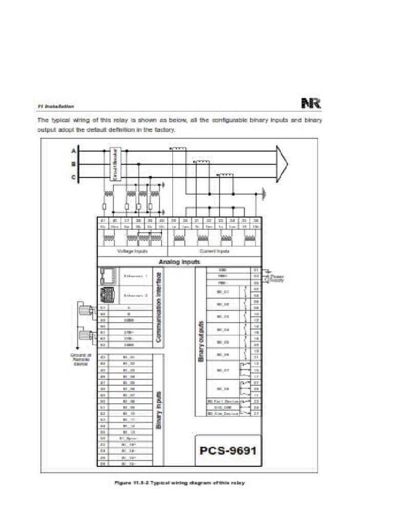 SETTING RELAY NR PCS-9691 Pelanggan | PDF