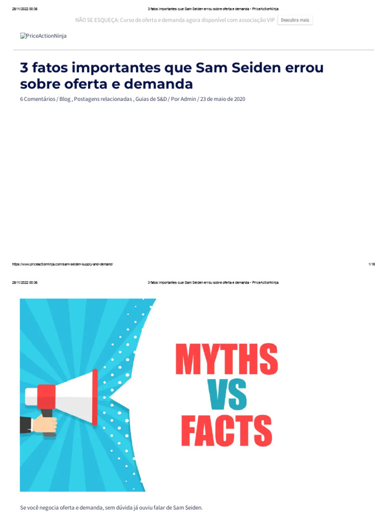 3 Fatos Importantes Que Sam Seiden Errou Sobre Oferta e Demanda ...