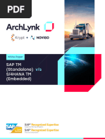 SAP TM Freight Order Overview | PDF | Cargo | Train