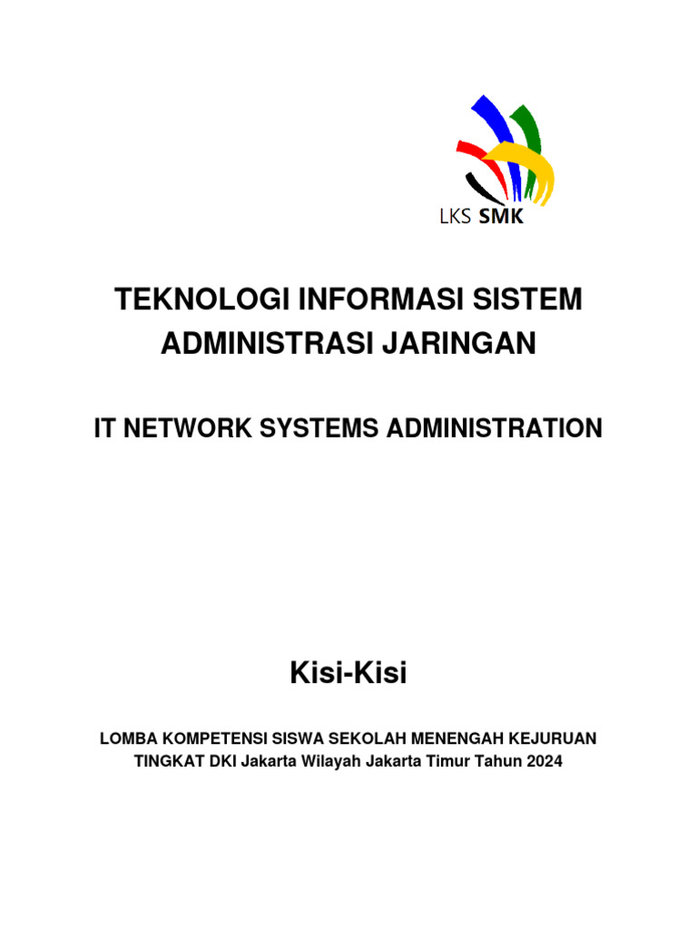 Kisi-Kisi IT Network System Administrator - DKI-Jaktim2-2024 | PDF | Computer Network | Server ...