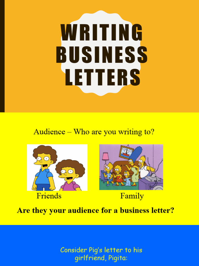 Business Letter Writing Guide | PDF | Written Communication
