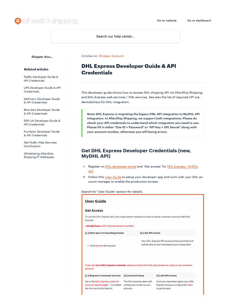 dhl_api_tracking | PDF | Web Service | Internet