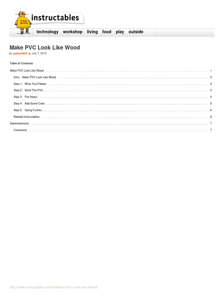 Make-PVC-Look-Like-Wood | PDF