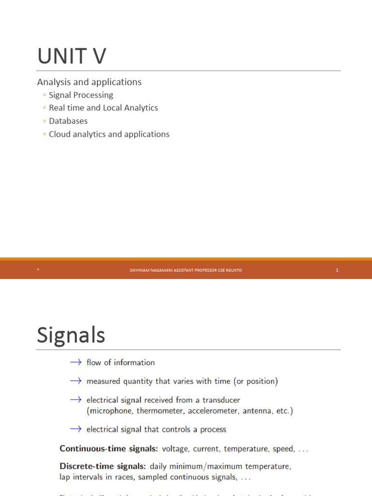 Digital Signal Processing Fundamentals 1 | PDF | Digital Signal Processing | Discrete Time And ...