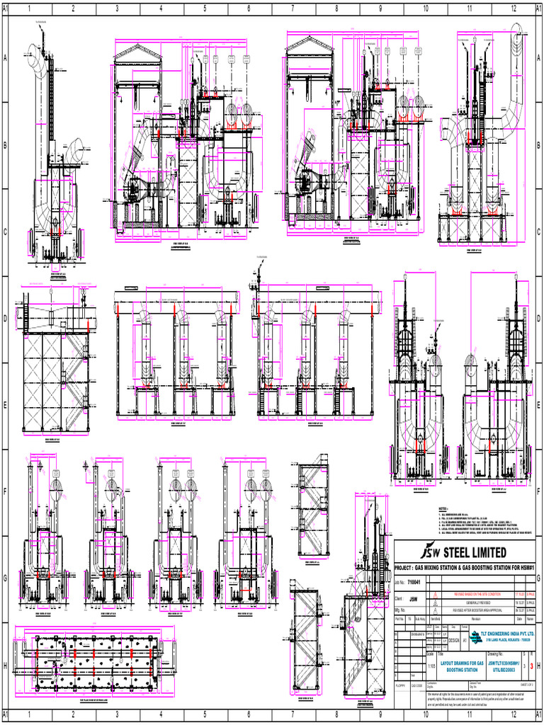 Rev. 3 - Layout For GBS - JSW HSM 1 - Sheet 3 of 3 | PDF