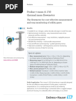 Endress-Hauser Proline Promag P 300 5P3B EN | PDF | Flow Measurement ...